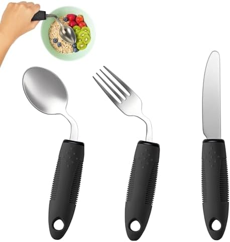 Amazon.com: Adaptive Utensils (3-Piece) - Bendable Adaptive Utensils ...