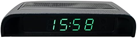 Kakalote Car Solar Powered LCD Clock,Stick-On Luminous Car Clock ...