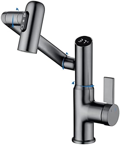 Smart temperature Bathroom Faucet,Single Handle Bathroom Faucet ...