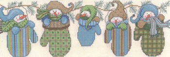 Mitten Friends Cross Stitch Chart: Amazon.com: Books
