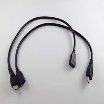 Amazon.com: 5X Micro USB 5 Pin B Male to Micro USB Female M/F Extension ...