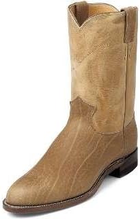Amazon.com | Justin Boots Western Mens Ropers Buckskin Apache Bullhide ...