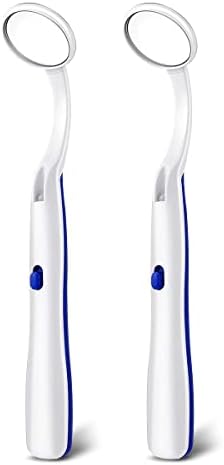 Amazon.com: Ceonam 2 Pcs Dental Mirror with Light Tool LED Lighted ...