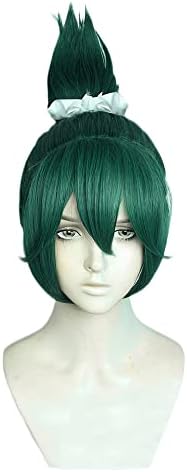 Amazon.com : osseoca Kiriko Wig Green Synthetic Hair 30cm Lifelike ...