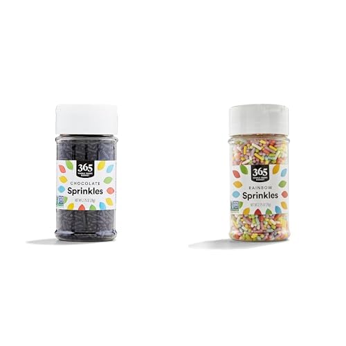 Amazon.com: 365 by Whole Foods Market Sprinkles Bundle - Chocolate and ...