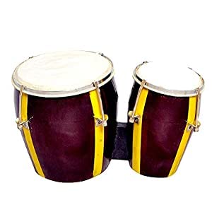 YORBAX® Double Bongo In Coke Yellow Color with FREE Spanner : Amazon.in ...