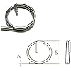 Split Cotter Ring T316 (A4) Marine grade stainless steel 1 x 11 mm Pack ...