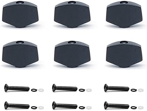 Amazon.com: harpfeas 6PCS Metal Small Square Shape Guitar Tuning Peg ...
