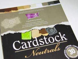A4 ColorCore Cardstock, Neutrals, 10 Colours x3, Total 30 Sheets ...