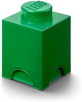 LEGO Storage Brick 1 Knob Green, Stackable Storage Box, 1.2l – LEGO ...