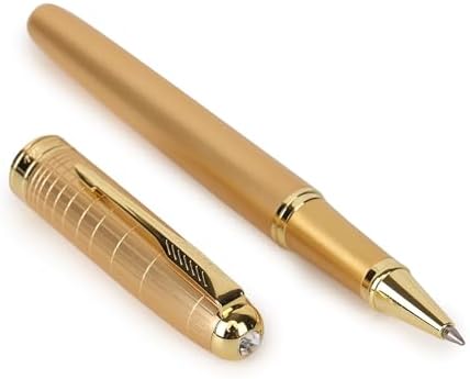 crewtone 20399 Luxury Golden Body Metal Roller Ball Pen, Golden Arrow ...
