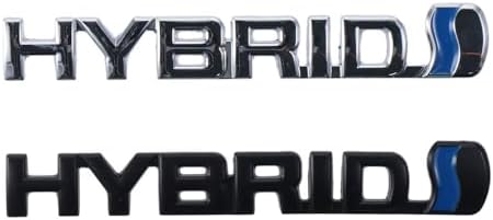 Amazon.com: BYOBYO 2Pcs Hybrid Emblem 3D Metal Logo Letters Car Badge ...