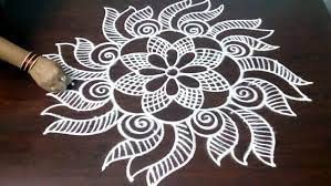 Buy Kani White Rangoli/Kolam Powder for Floor Deepavali, Pongal ...