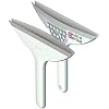 Inhouse Stick+Store Curved Shower Squeegee. Made in Britain. Duo 2-in-1 ...