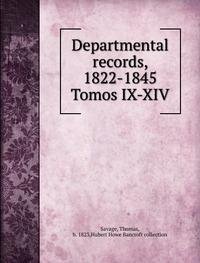 Amazon.in: Buy Departmental Records 1822-1845 Book Online at Low Prices ...