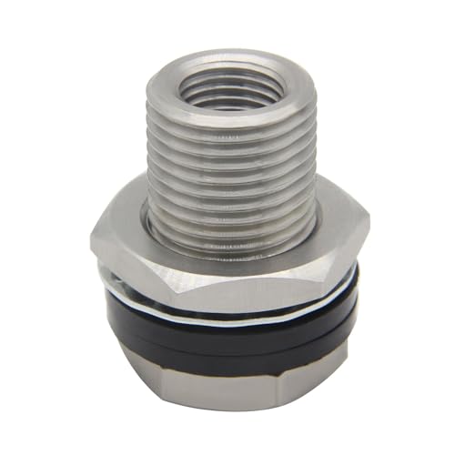 Snapklik.com : Fitvell Stainless Steel Bulkhead Fitting 1/4 NPT Female ...