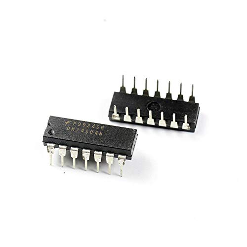 REES52 10PCS DM74S04N IC INVERTER HEX 1INPUT 14DIP DM74S04 74S04 74S04N ...