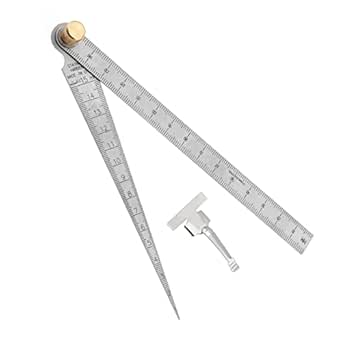 Smgda Taper Gap Gage Stainless Steel Welding Taper Gap Test Wedge ...