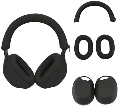 Amazon.com: Sony WH-1000XM5 Silicone Case - Protective Cover, Soft Skin ...