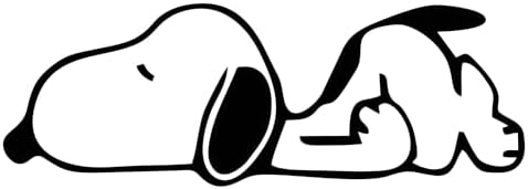 Snoopy Vinyl Stickers for Car Rear Boot, Window, Laptop, iPad ...