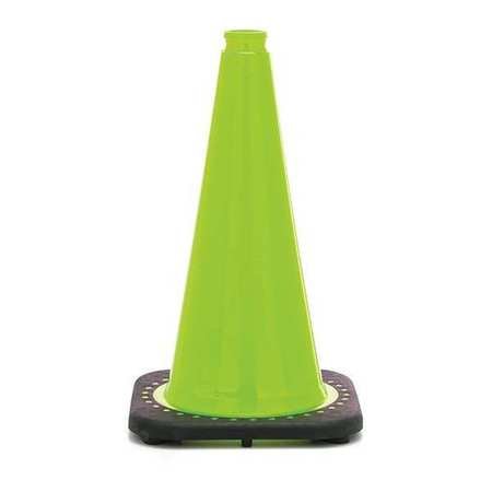 Traffic Cone, 3 lb, Lime Cone Color (2 Pieces): Amazon.com: Industrial ...