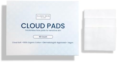 Amazon.com: Clean Skin Club Cloud Pads, Ultra-Soft & Thick Face Pads ...