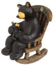 Amazon.com: Bearfoots Bear Rocking Bear Figurine: Collectible Figurines ...