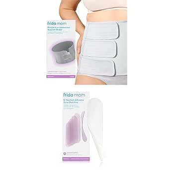 Amazon.com: Frida Mom Belly Binder Postpartum Recovery + C-Section ...