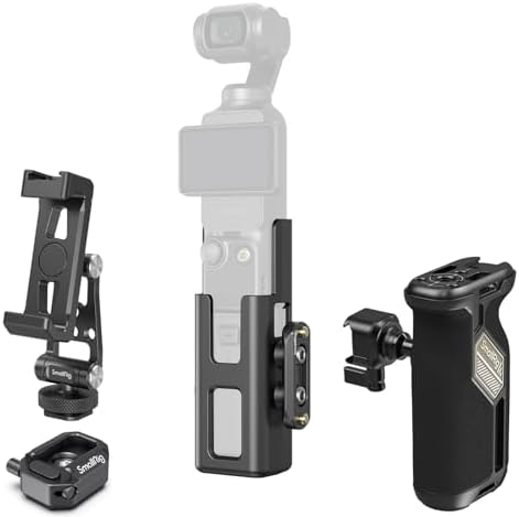 Amazon.com: Bundle: 4 in 1 Kit for Pocket 3 - SMALLRIG Expansion ...