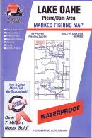 Lake Oahe Fishing Map: Pierre/Dam Area (South Dakota Fishing Series ...