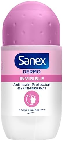 Amazon.com : Sanex Dermo Invisible Roll On Anti-Perspirant Deodorant 50ml by Sanex ...