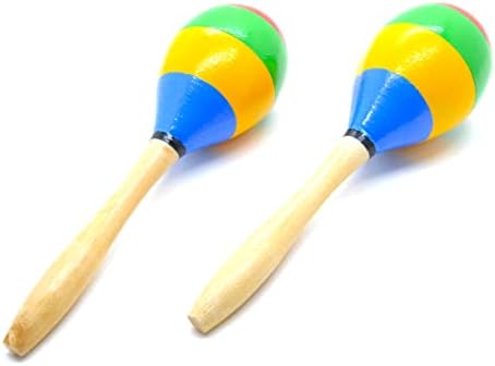 Adult Maracas 1 Pair Jamaican Caribbean Maracas Green Yellow Blue Red ...