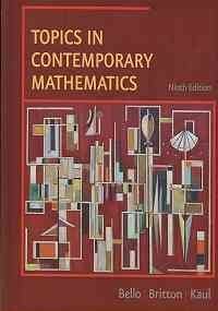 Amazon.com: Topics In Contemporary Mathematics: 9780618910366: Bello ...