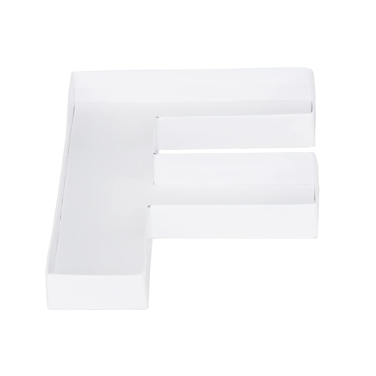 Snapklik.com : 8 Small Fillable Cardboard Letter Shaped Paper Mache Cutouts