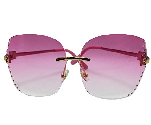 Buy Nipun Women Stone Sunglass Pink Color Stylish & Designing Light ...