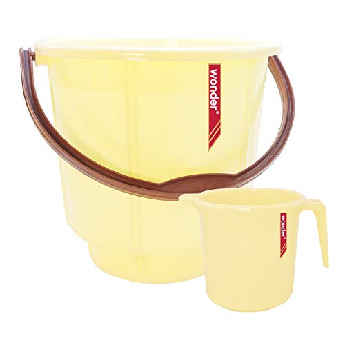 Wonder Plastic Prime Duo Bucket Mug Combo Set, Buckets & Mugs, 18 ...