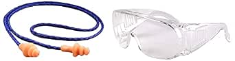 3M 1270 Corded Reusable Noise Reduction Earplug (Pack of 5),Multicolour ...