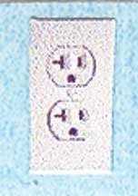 Amazon.com: Miniature Ten Self-Adhesive Wall Outlets sold at Miniatures ...
