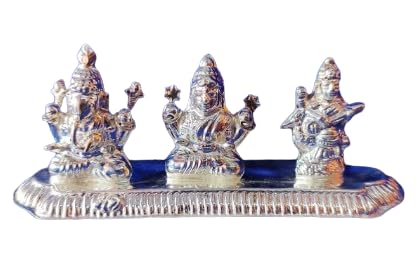 Buy Chandi God Murti for Home Pooja/Chandi God Statue (Ganesh, Laxmi ...