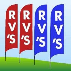 Amazon.com : RV'S Wave Banner (12 ft.) : Outdoor Flags : Patio, Lawn ...