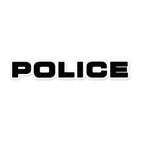 Amazon.com - Police Forces Police Vinyl Car Sticker Decal - 4 Inches ...