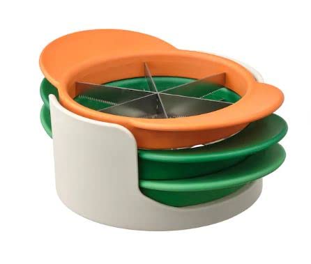 ledieu® UPPFYLLD Fruit Cutter, Set of 4, Mixed Colours : Amazon.in ...