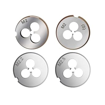 Right Hand Metric Die M2 M2.2 M2.5 Alloy Steel Metal Threading Cutting ...