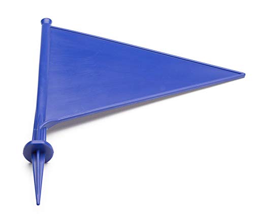 SanR Blue Cricket Boundary Marker Flags,Marking Flag,Boundary Flag for ...