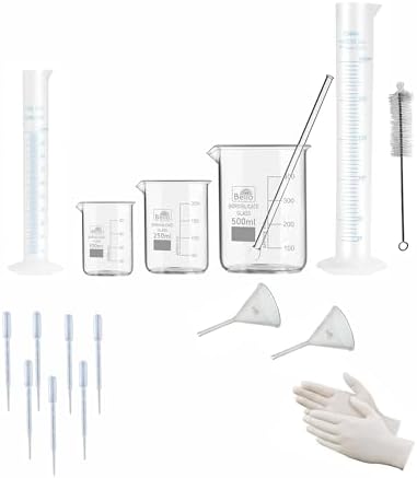 Bello Product of 20|Borosilicate Glass Beaker 100ml, 250ml, 500ml ...