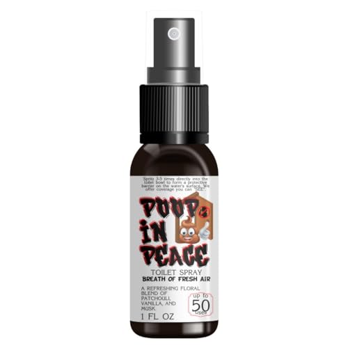 Amazon.com: Poop in Peace Toiliet Spray: Natural, Handmade Essential ...