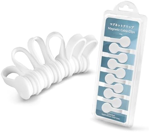 Amazon.com: Xuuza Magnetic Cord Ties, Silicone Cable Ties Reusable ...
