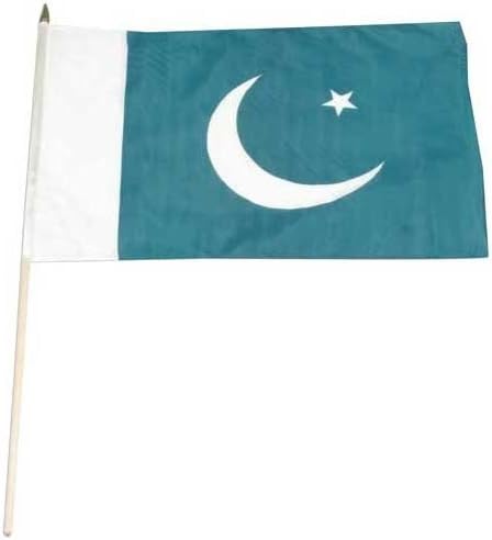 Amazon.com : Anley Pakistan Deluxe Desk Flag Set - 6 x 4 Inch Miniature ...