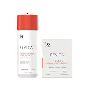 Amazon.com : DS Labs Revita Shampoo & Revita Tablets Kit, 205mL & 30 Tablets – Scalp First ...