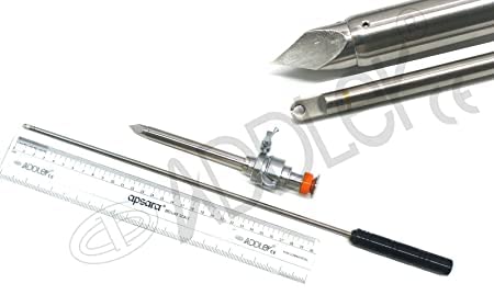 Laparoscopic Instruments 10 mm CFT Trocar with 5 mm Knot Pusher ADDLER ...